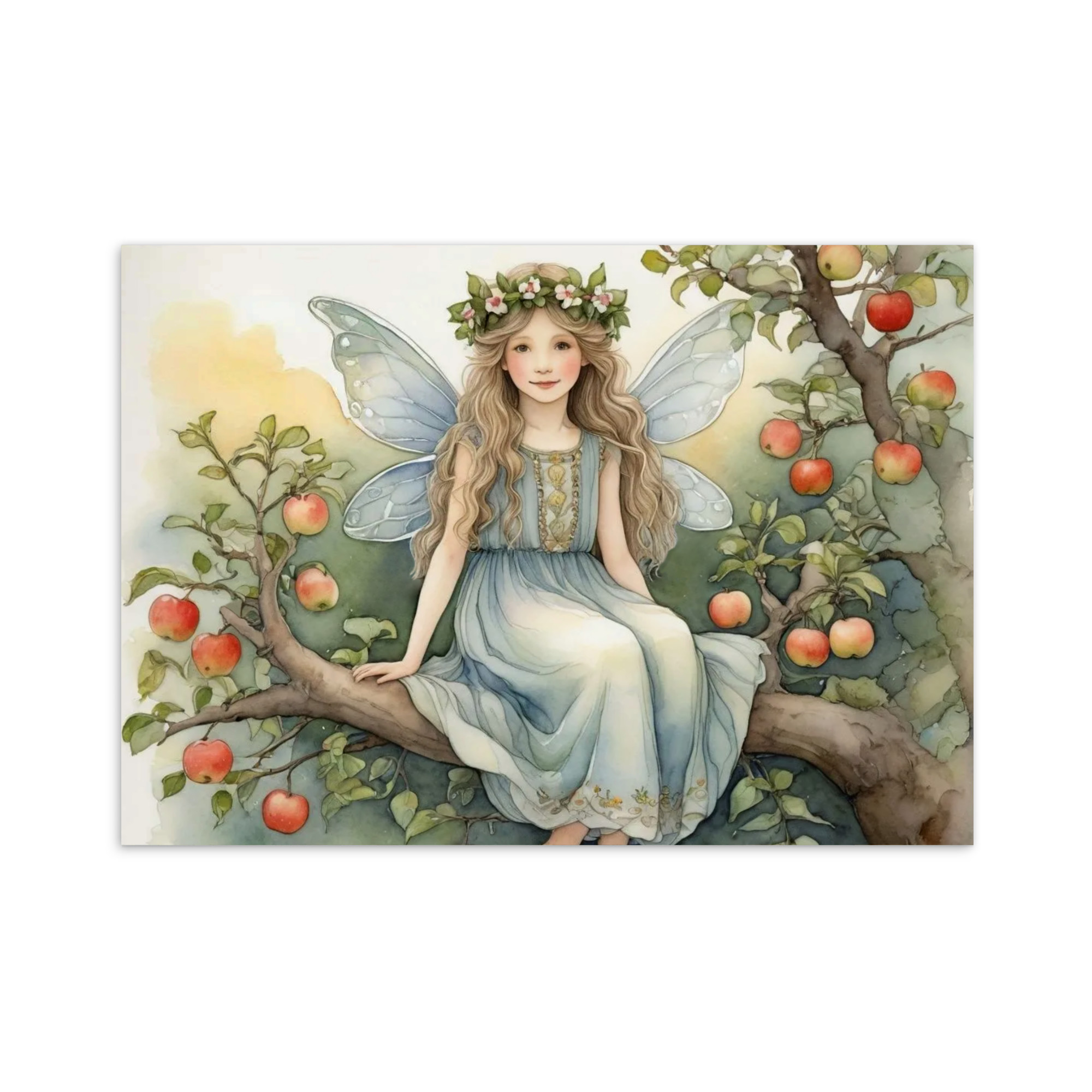 Apple Fairy – postcard – Makanuma – Soulful Toys and Learning Materials ...