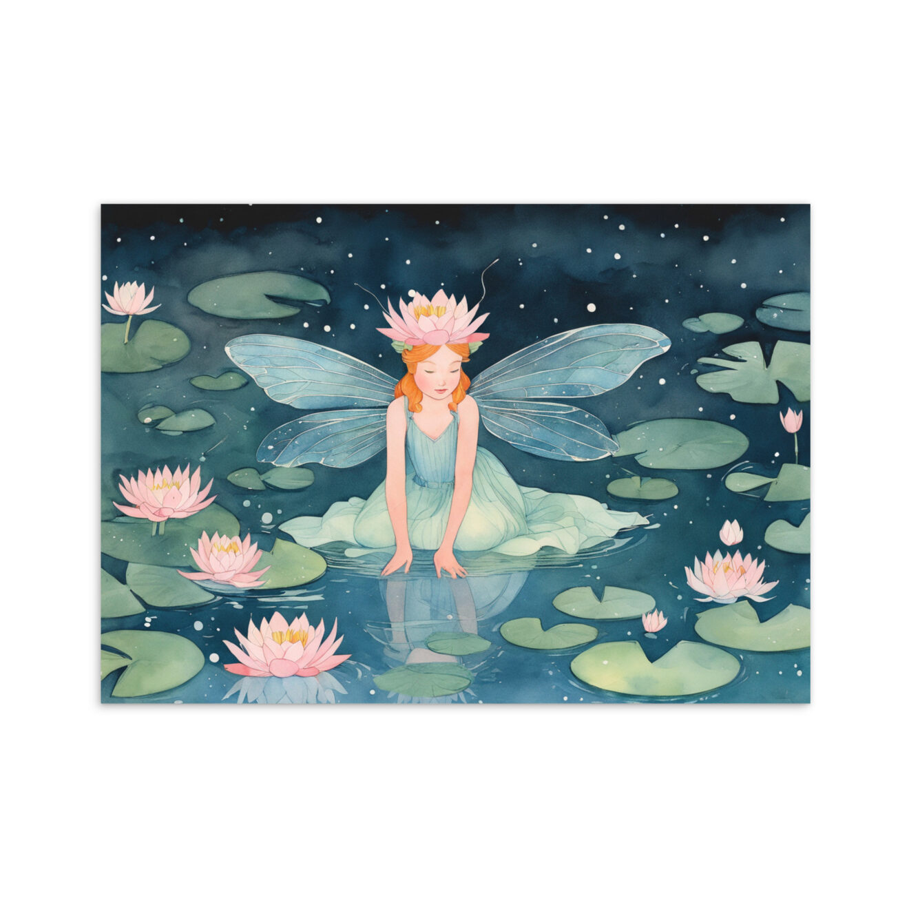 Waterlily Fairy – postcard – Makanuma – Soulful Toys and Learning ...