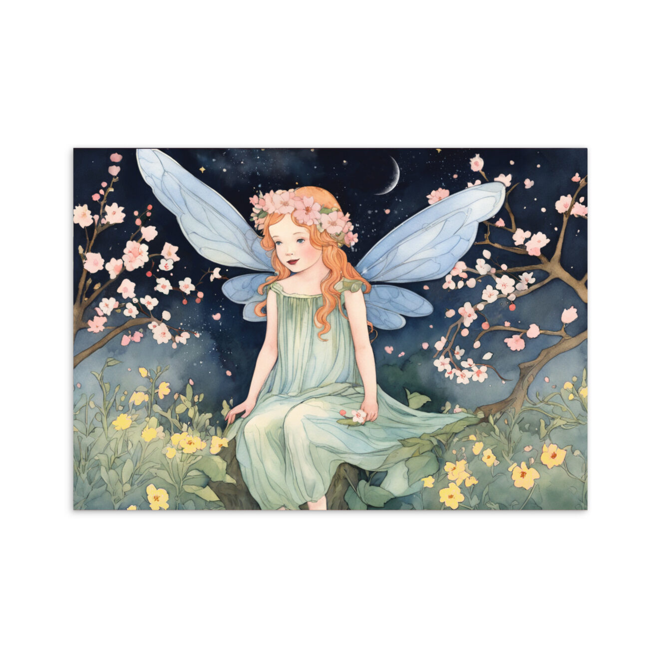 Cherry Blossom Fairy – postcard – Makanuma – Soulful Toys and Learning ...