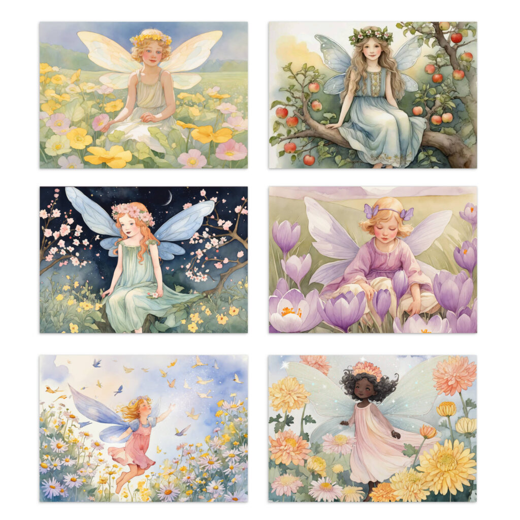 Flower Fairies – postcard set of 20 – Makanuma – Soulful Toys and ...